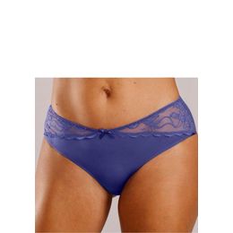 Lascana Tanga Vittoria mit Spitzeneinsätzen, blau