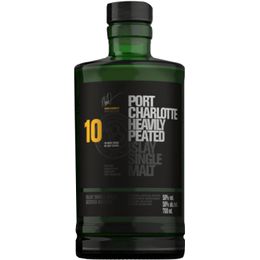 Bruichladdich Distillery Port Charlotte 10 Year Old Heavily Peated Islay Single Malt Scotch Whisky