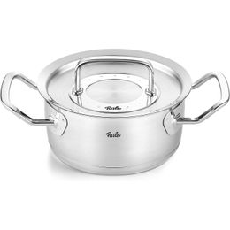 Fissler Bratentopf ORIGINAL-PROFI COLLECTION® Bratentopf, Edelstahl 18/10 (2-tlg), mit breitem Schüttrand, Kaltmetallgriffen. Made in Germany, Induktion, silberfarben