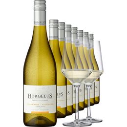 2023 Horgelus Blanc im 8er-Vorratspaket inkl. 2er-Set Zwiesel Glas »PURE«