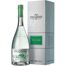 Fassbind Eau de Vie Williams in Geschenkverpackung