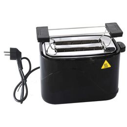 Expo-Börse Toaster 700 Watt schwarz mit Aufsatz Scheibentoaster Toast