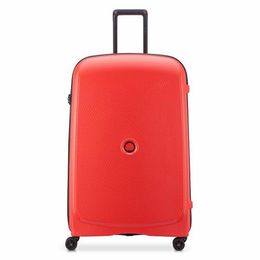 Delsey Paris Belmont Plus 4 Rollen Trolley 82 cm mit Dehnfalte blasses rot