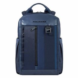 Piquadro Steve Rucksack RFID Schutz 38 cm Laptopfach blue