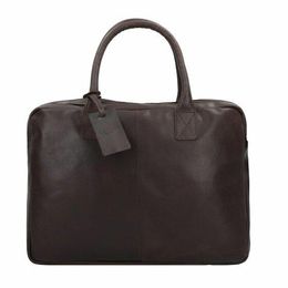 Burkely Vintage Taylor Aktentasche Leder 40 cm Laptopfach brown