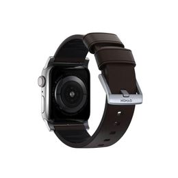 Nomad Active Strap Pro - Brown/silver - Apple Watch Ultra 2/1 49mm 9/8/7 45mm/6/SE/5/4 44mm/3/2/1 42mm