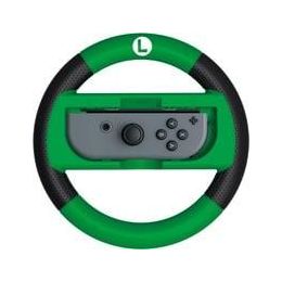 HORI Mario Kart 8 Deluxe Joy-Con Lenkrad Luigi, Halterung grün/schwarz Geeignet für: Spielkonsole