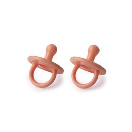 Filibabba Silicone pacifier 2-pack - Coral