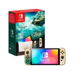 Nintendo Switch (OLED-Modell) The Legend of Zelda: Tears of the Kingdom Edition, Spielkonsole Datenspeicher: 64 GB Display: 7" (17,8 cm) OLED-Multi-Touch-Screen, 1280 x 720 Pixel