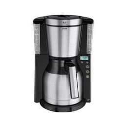 Melitta Look Therm Timer , Filtermaschine schwarz/edelstahl Kapazität: 1,25 Liter Verbrauch: 1.080 Watt (Betrieb) Kanne: Thermo: 1 Abmessungen: 241 x 367 x 263 mm