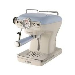 Ariete Amerikanische Vintage , Espressomaschine beige/hellblau