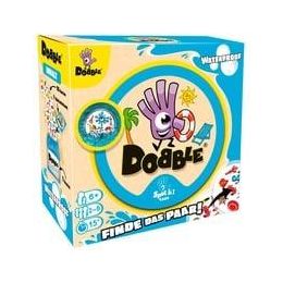 Asmodee Dobble Waterproof, Kartenspiel Spieleranzahl: 2 - 8 Spieler Spieldauer: 15 Minuten Altersangabe: ab 6 Jahren Serie: Dobble