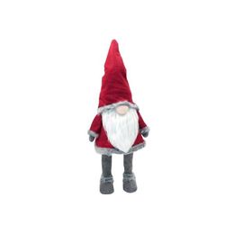 Expo-Börse Dekofigur Weihnachts-Wichtel Nico 70 cm rot grau wippend