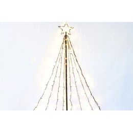 Expo-Börse LED Leuchtpyramide 200 LED Weihnachtsbaum aus Lichterketten