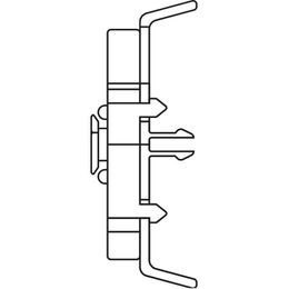 TEHALIT Foot for junction box blue