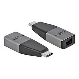 Delock - Videoadapter - USB-C (M) zu Mini DisplayPort (W) - USB 3.2 Gen 1 / DisplayPort 1.2 - Support von 4K 60 Hz - Grau