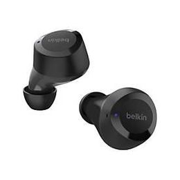 Belkin SoundForm Bolt - True Wireless-Kopfhörer mit Mikrofon - im Ohr - Bluetooth - Schwarz - für Apple iPhone 14, 14 Plus, 14 Pro, 14 Pro Max; Samsung Galaxy S22 5G, S22 Ultra 5G, S22+ 5G