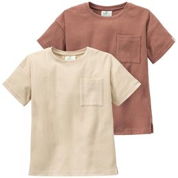 Topolino 2 Kinder T-Shirts mit Rippstruktur
