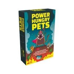 Asmodee Power Hungry Pets, Kartenspiel Spieleranzahl: 2 - 6 Spieler Spieldauer: 15 Minuten Altersangabe: ab 7 Jahren