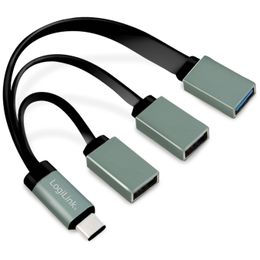 Logilink USB-C Hub UA0315, 3-Port, Adapterkabel