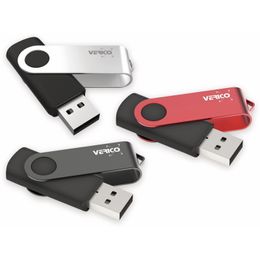 Verico USB 2.0 Stick 3er Pack, 16 GB