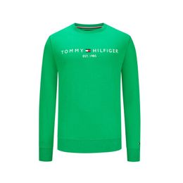 Tommy Hilfiger Sweatshirt mit Labelstickerei aus Bio-Baumwolle
