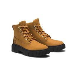Timberland Leder-Boots "Greyfield" in Camel - 37,5