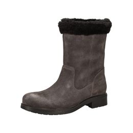 Geox Leder-Boots "Rawelle" in Anthrazit - 40