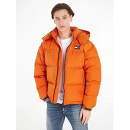 Tommy Jeans Daunenjacke in Orange - M