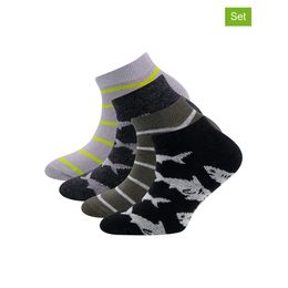 Ewers 4er-Set: Socken in Grau - 35-38