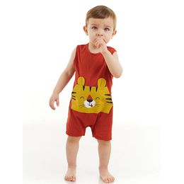Denokids Overall "Tiger" in Rot - 80/86
