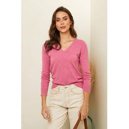 Soft Cashmere Kaschmir-Pullover in Pink - M