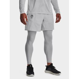 Under Armour Funktionsshorts "Armourprint" in Grau - M