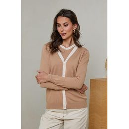 Soft Cashmere 2tlg. Outfit in Camel - 34/36