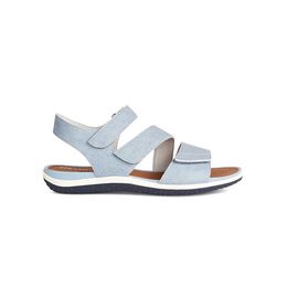 Geox Leder-Sandalen "Sandalvega" in Hellblau - 38