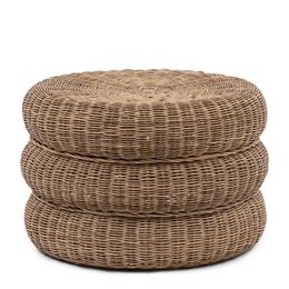 Rivièra Maison Fußhocker Rustic Rattan Macaron