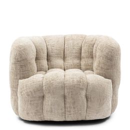 Rivièra Maison Arosa Swivel Sessel, Open Weave, Natural