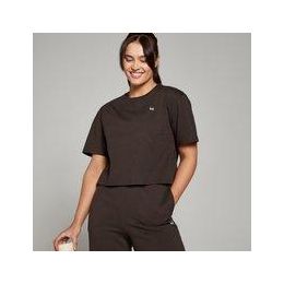 MP Damen Basic Boxy Crop-T-Shirt – Kaffee - XS