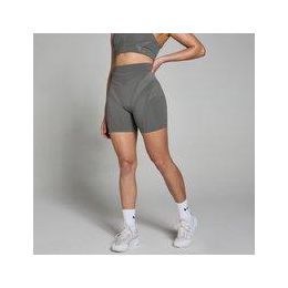 MP Damen TeMPo Ultra Geometric Nahtlose Booty Shorts – Carbon - XS
