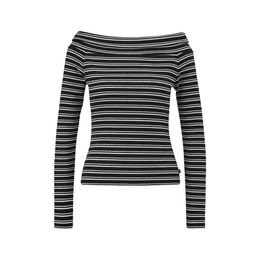 QS Shirt Damen Größe XL schwarz / weiß