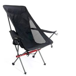 Basic Nature - Travelchair Ultralight Relax - Campingstuhl Gr 89 x 57 x 97 cm schwarz