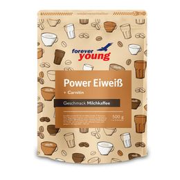 forever young Power Eiweiß Milchkaffee Nachfüllbeutel