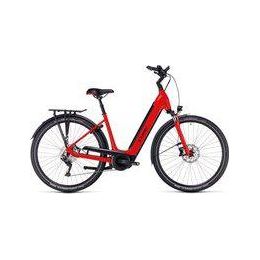Cube Supreme Sport Hybrid Pro 625 Wh E-Bike Easy Entry 28" red'n'black 50cm/S