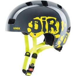 Uvex Kid 3 Kinder-Helm dirtbike grey-lime 51-55 cm