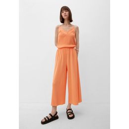 s.Oliver 7/8-Hose Culotte mit Plisseéfalten Raffung