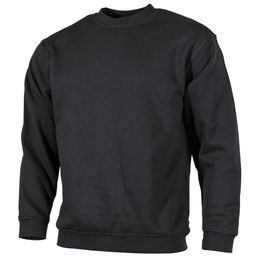 MFH Rundhalspullover Sweatshirt, 340 g/m², schwarz M, M