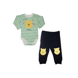 Disney Strampler Disney Winnie der Pooh Baby Set Kleinkind Bodie plus Hose Gr. 62 bis 92