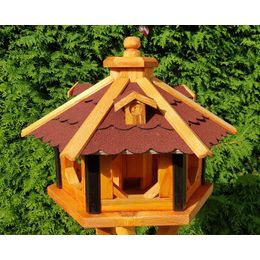 Holzdekoladen Vogelhaus Vogelhaus 48x33 cm aus Holz Größe L Typ 9