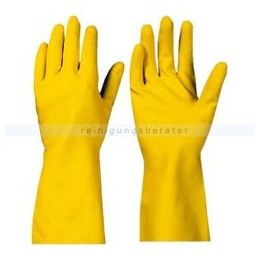 Haushaltshandschuhe Ampri Clean Comfort XL gelb Gr. 10, Latex-Arbeitshandschuhe, velourisiert, lebensmittelgeeignet