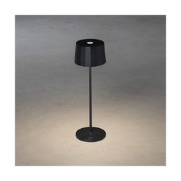 Konstsmide Positano USB-Tischlampe klein 2,2W 10-180lm warmweiß dimmbar IP54 - schwarz